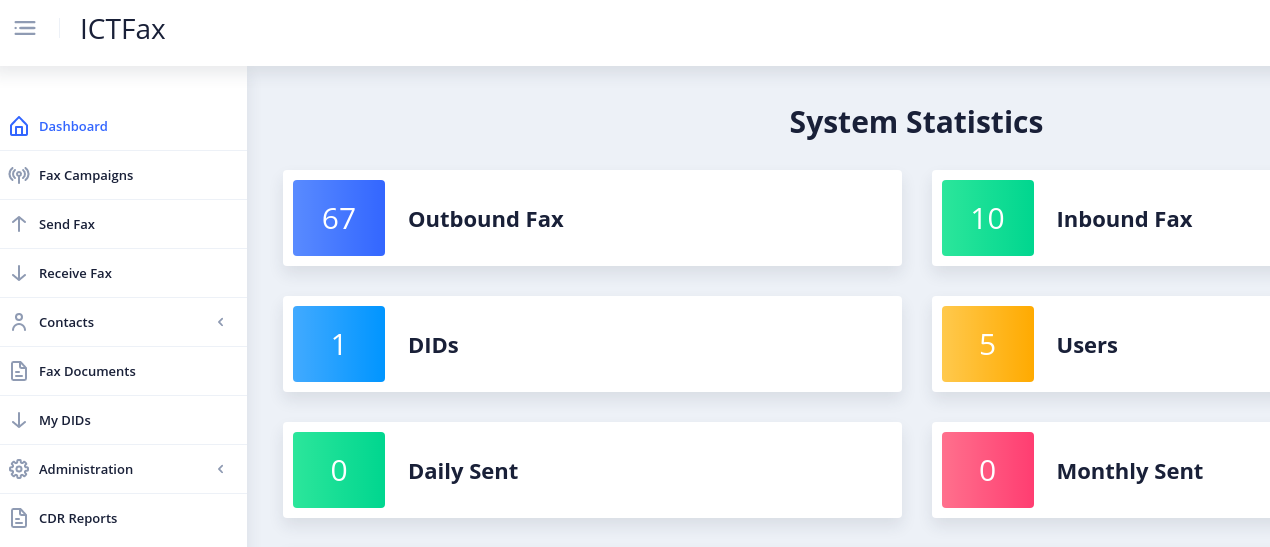 User Guide - ICTFAX, The best Fax server software