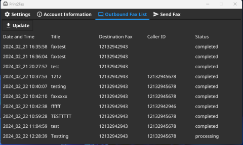 Print2Fax, A Windows-Based Desktop Application to send Faxes with a ...